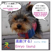 えんりょ（する）= Enryo (suru) – Maggie Sensei